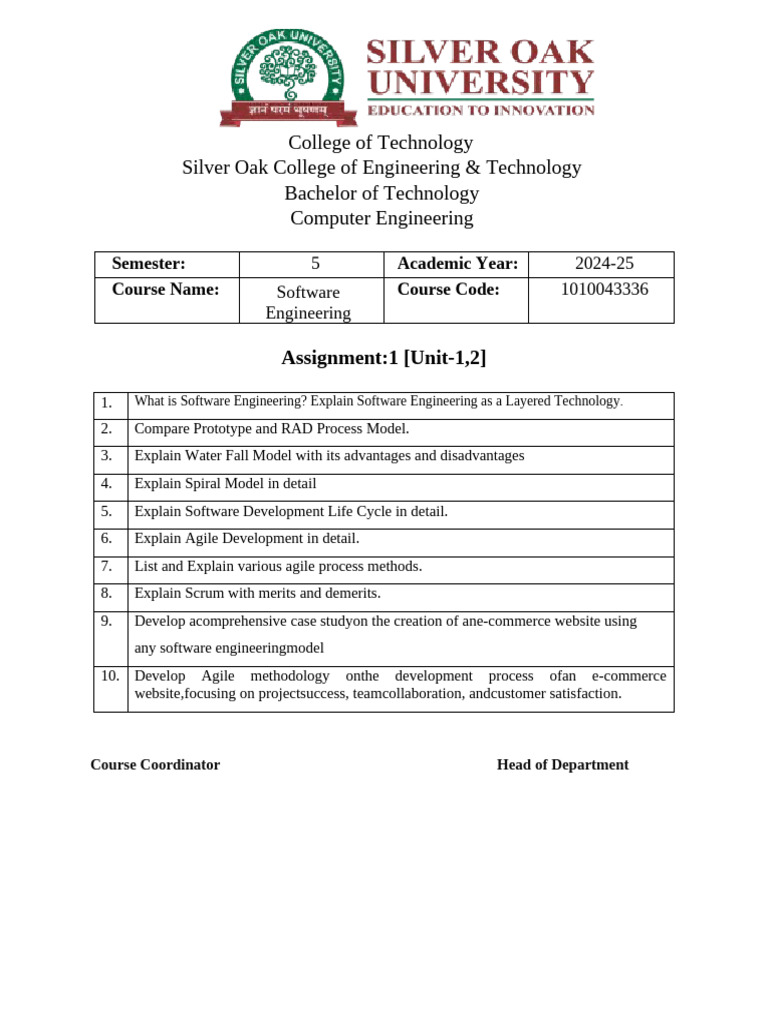 Se-Assignment 1 | PDF | Art | Computers