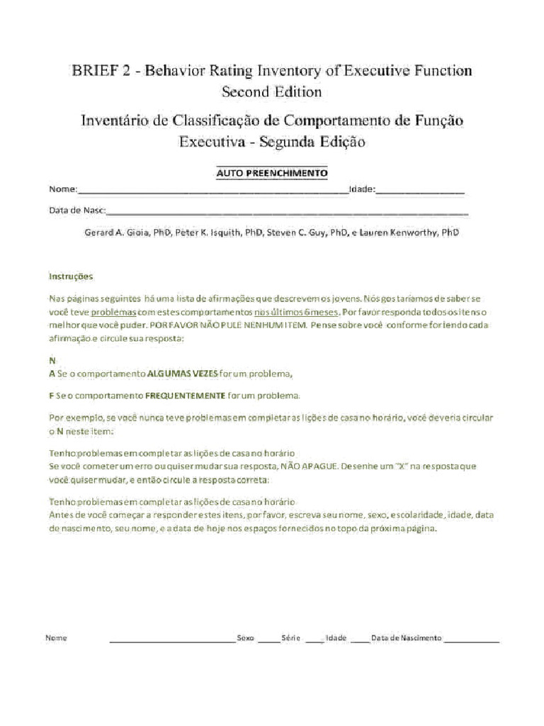 Brief 2 Autopreencimento 166065368 | PDF