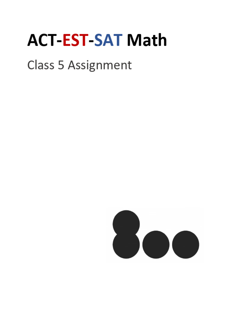 Class 5 Assignment | PDF