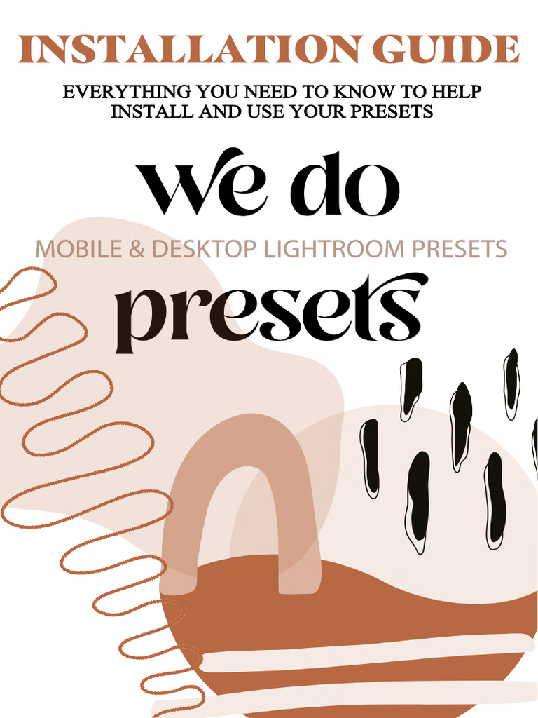 InstallationGuide WeDoPresets | PDF | Mobile Software | System Software
