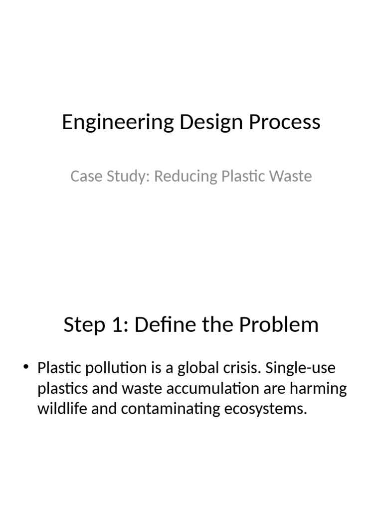 Engineering Design Process Plastics | PDF | Science & Mathematics