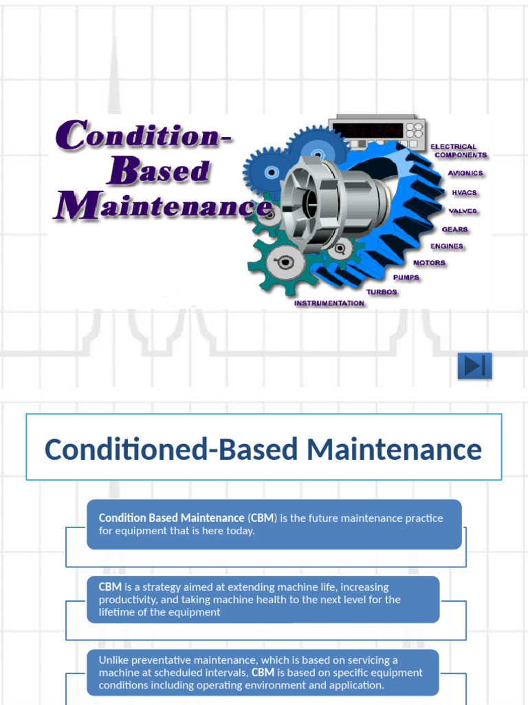 Maintenance (CBM) | PDF | Mechanical Engineering