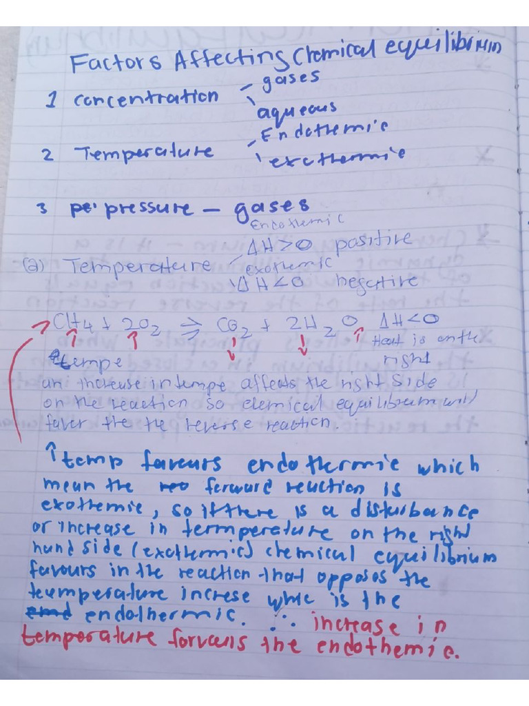 Grade 12 Chemical Equilibrium | PDF