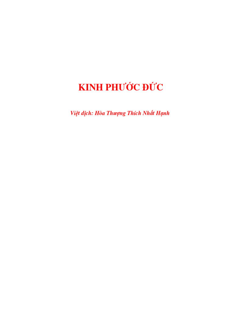 6kinh Phuoc Duc | PDF
