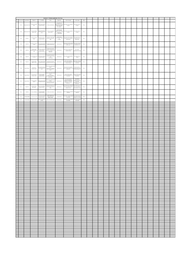 STE test case | PDF | Software Testing | Computing