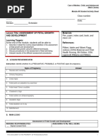 Fern Test Procedure for Amniotic Fluid | PDF | Childbirth