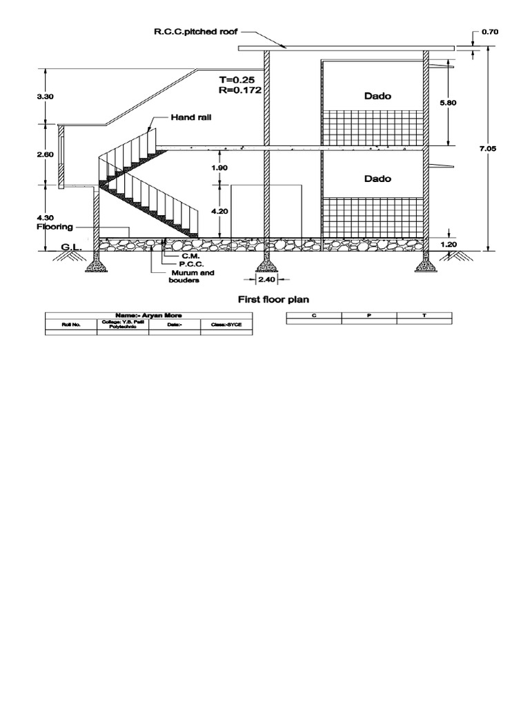 Autocad Plan Section | PDF