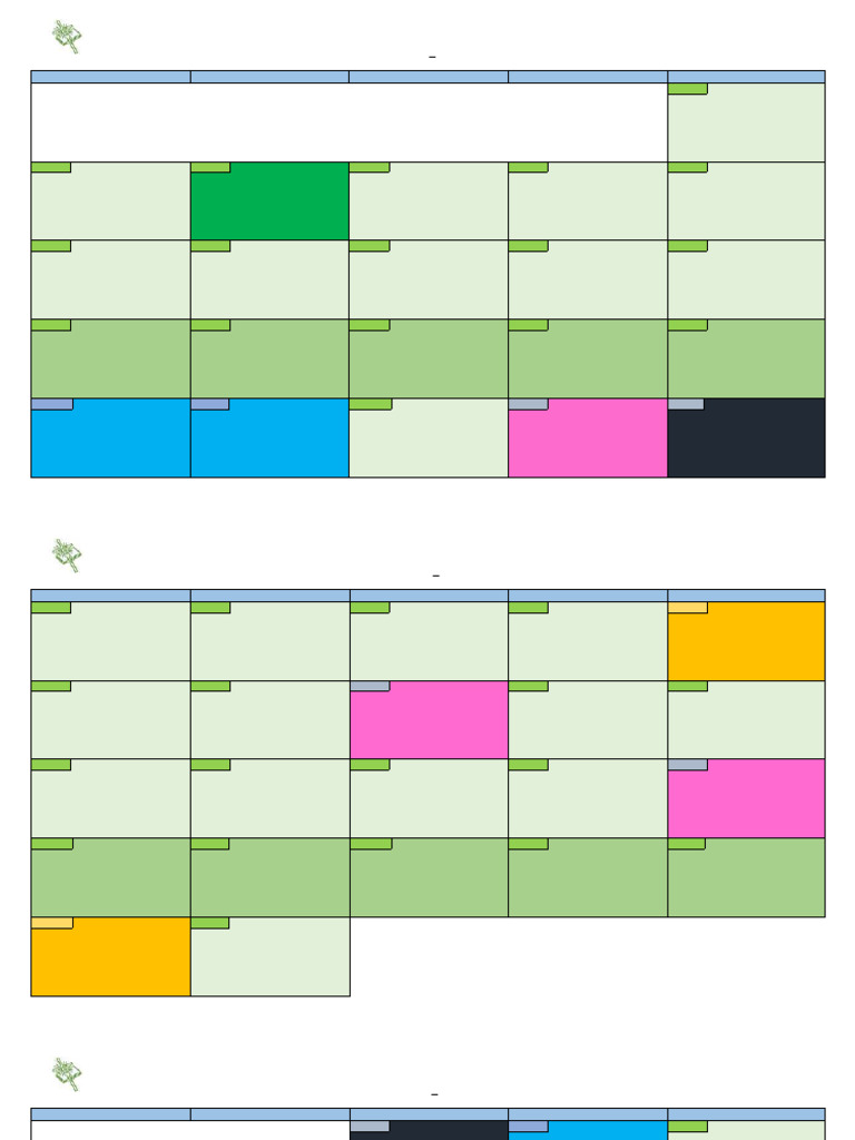 Calendario Evaluaciones Primer Semestre 4Â° MD | PDF