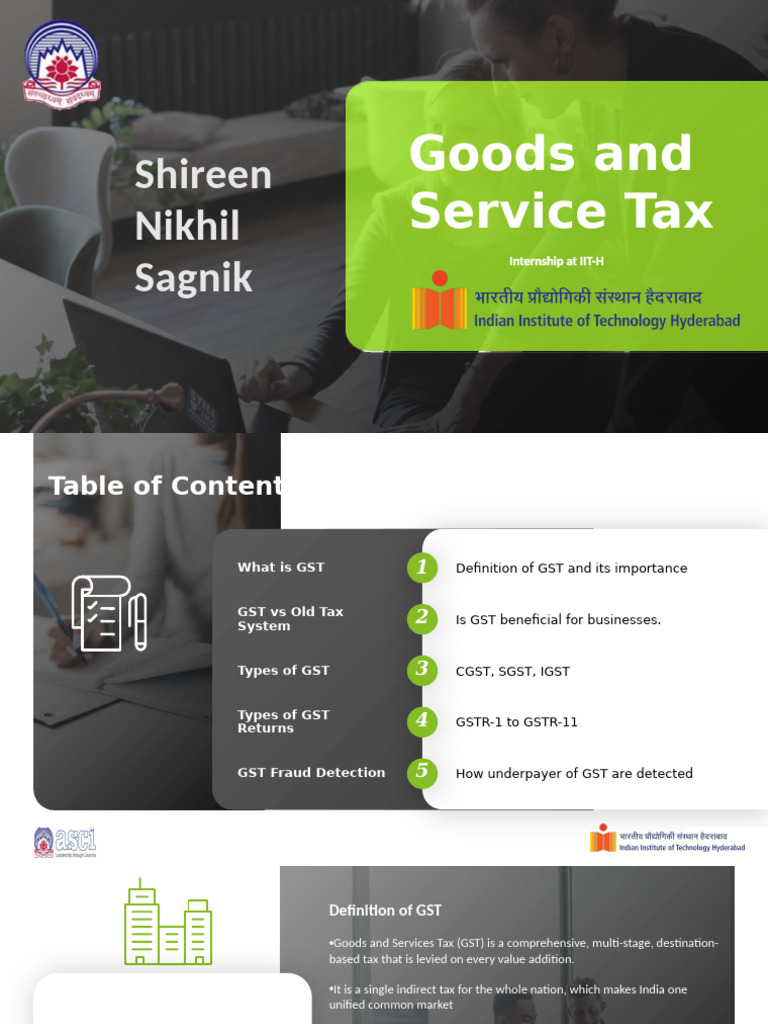 Internship PPT GST | PDF | Taxes | Government
