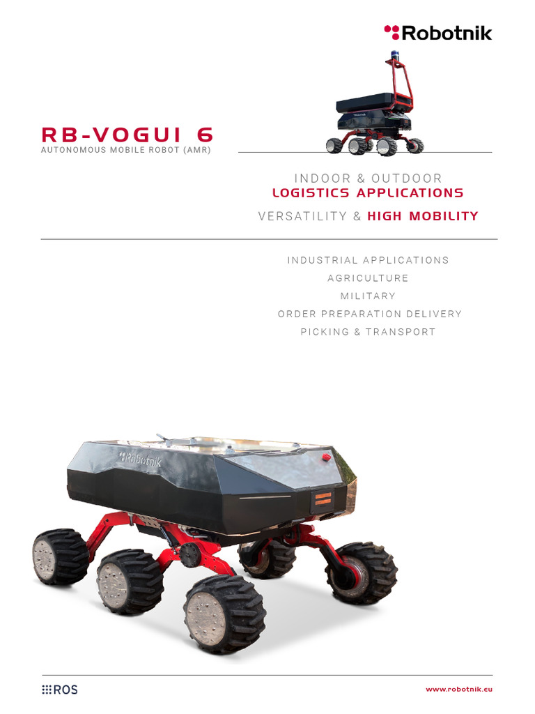 Robotnik RB VOGUI 6 Datasheet 220102 EN | PDF