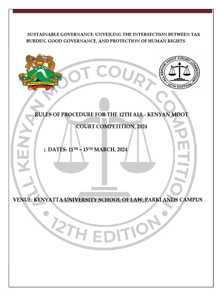 12th-Edition-Akmcc-Rules 2024 | PDF | Complaint | Pleading