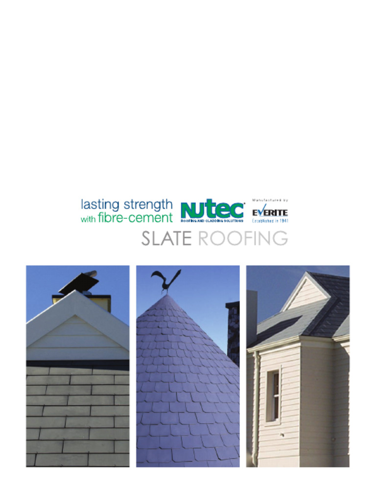 Nutec Brochure - Slate Roofing | PDF | Roof | Slate