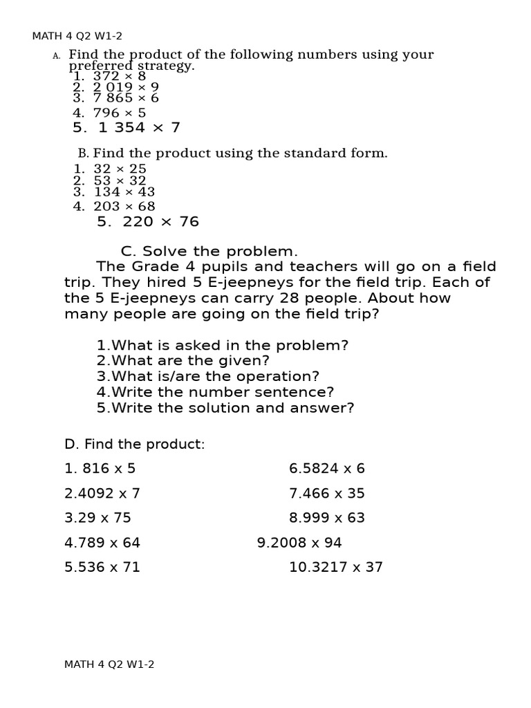 MATH 4 Q2 | PDF