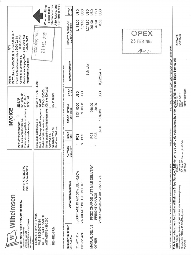 Opex 1410 - 2020 | PDF