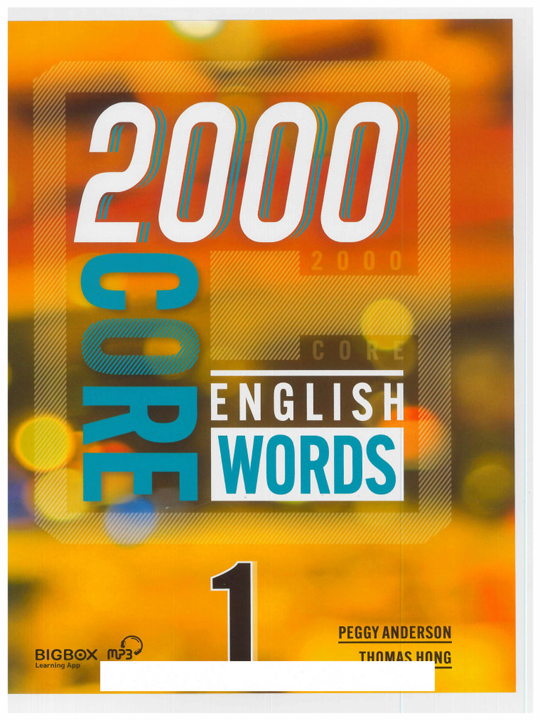 2000 Core English Words 1 | PDF