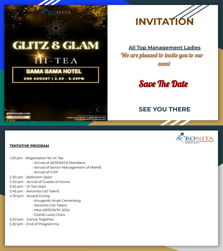 Invitation All Top Management Ladies | PDF