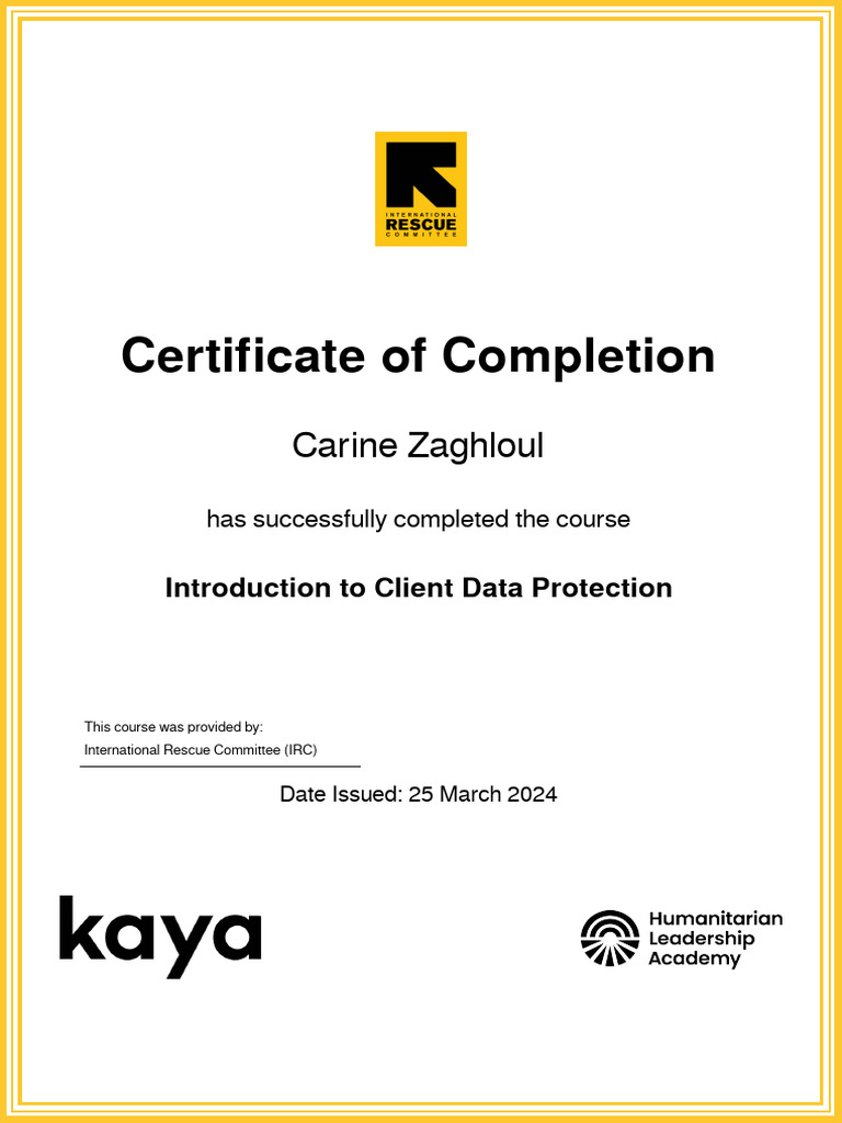 Introduction to Client Data Protection | PDF