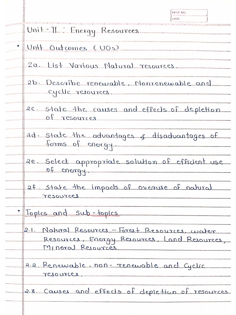 Unit 2 EST Notes | PDF