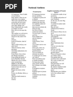 National Anthem of Kenya | PDF