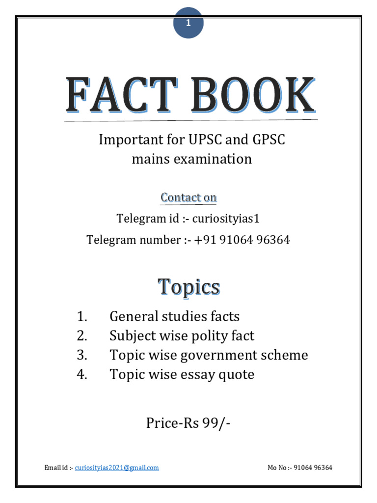 Fact Book | PDF