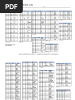 Braille Dimensions and Specifications | PDF