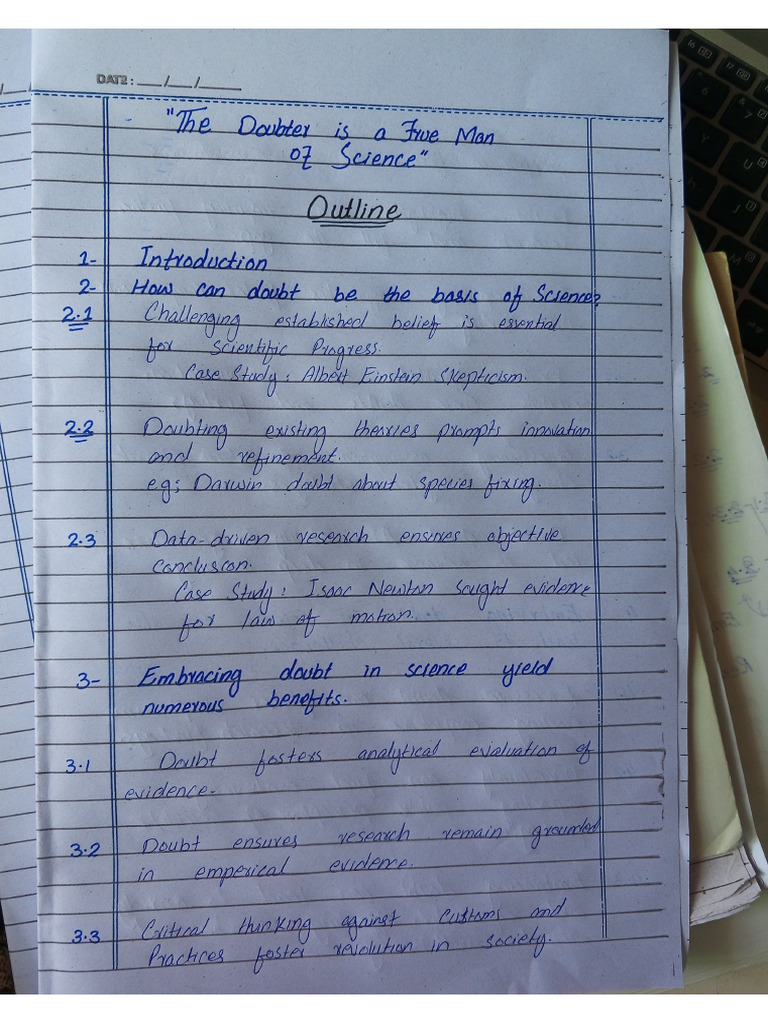 The Doubter Is The True Man of Science | PDF