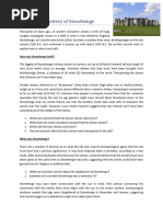Quiz Stonehenge STUDENTS | PDF