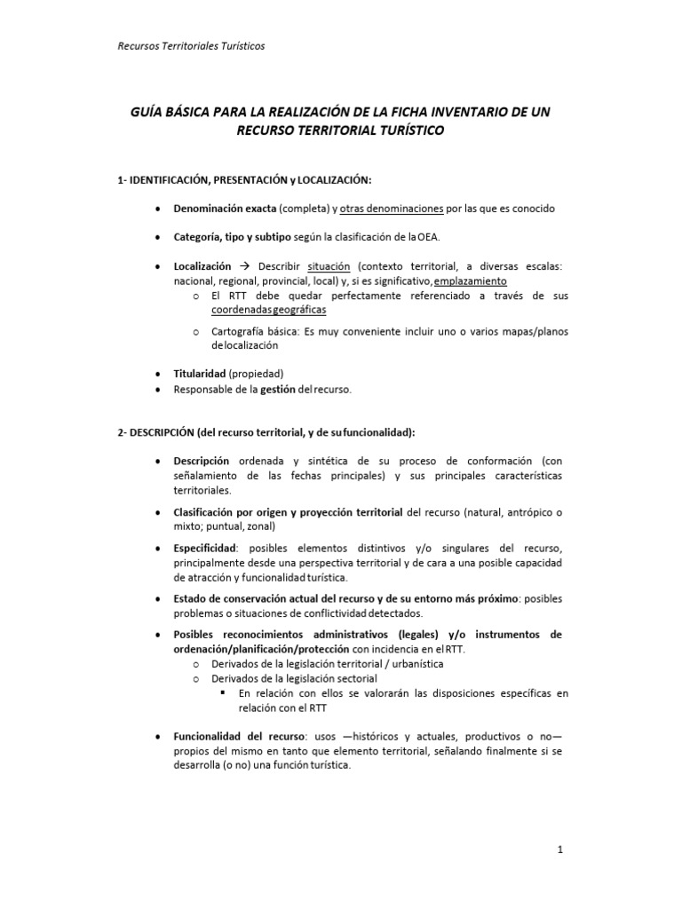 Guia Inventariado RTT - 2 | PDF | Invalidez | Bibliografía