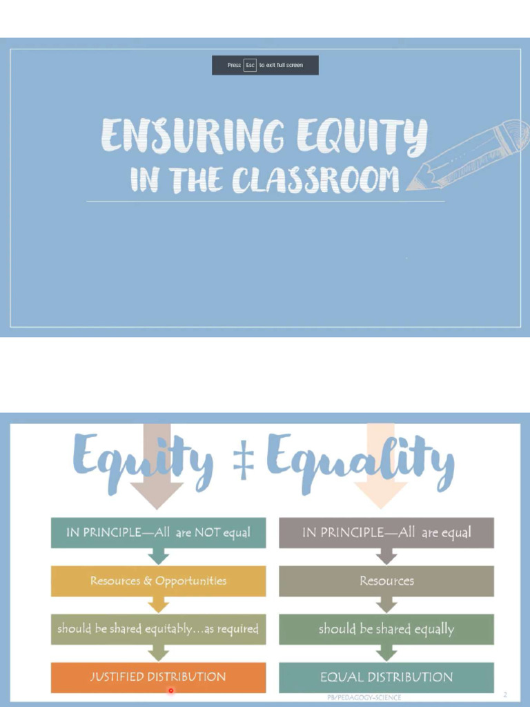 Ensuring Equity | PDF