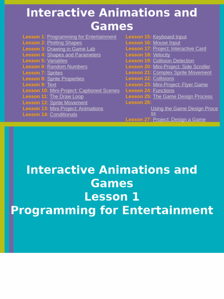 Unit 3 - Warm Ups and Wrap Ups | PDF | Parameter (Computer Programming) | Animation