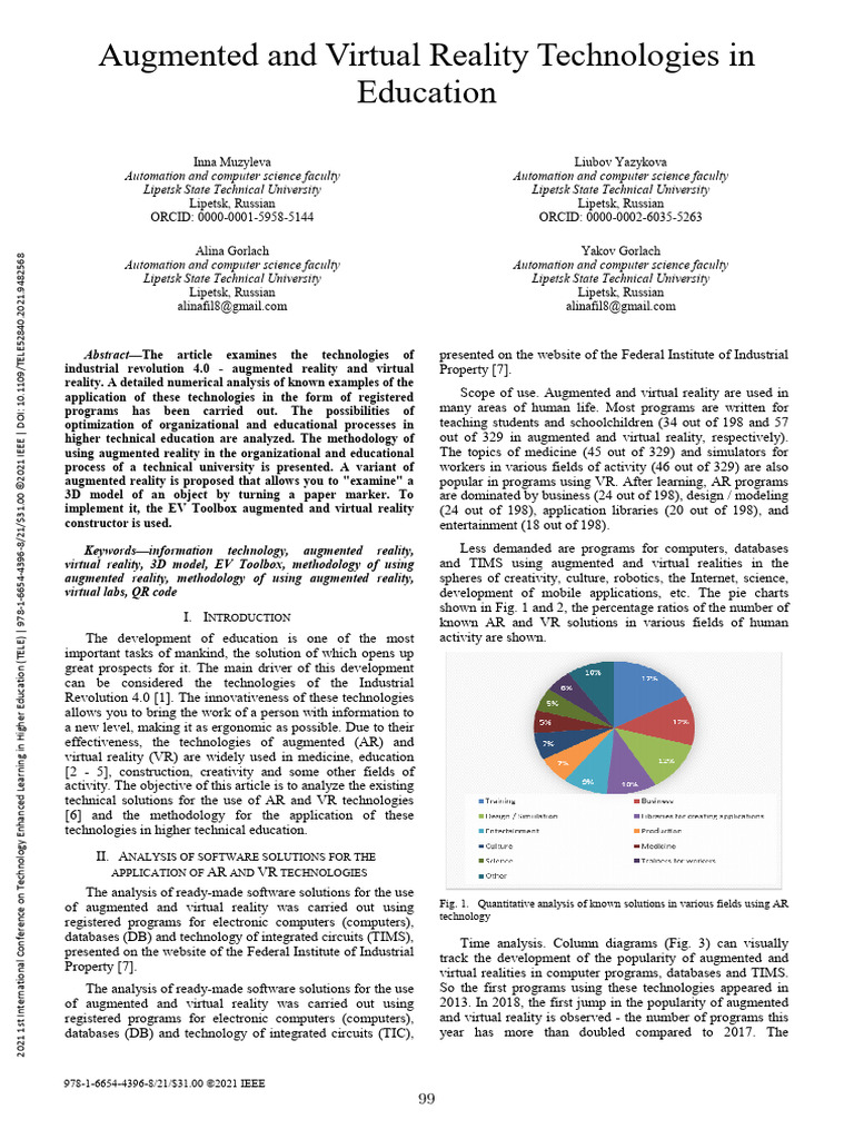 paper 21 | PDF | Augmented Reality | Operating System