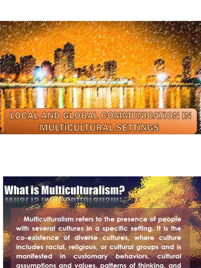 2.5 Communication and Multiculturalism | PDF | English Language | Human ...