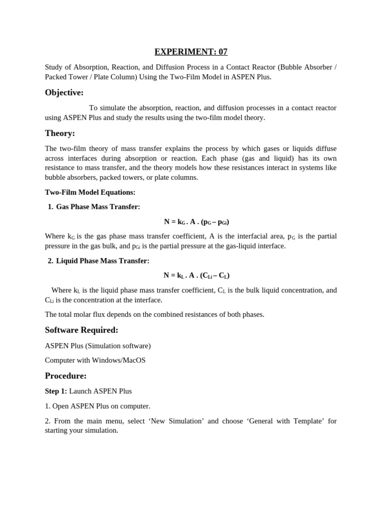 PMS Manual | PDF | Chemical Reactor | Gases