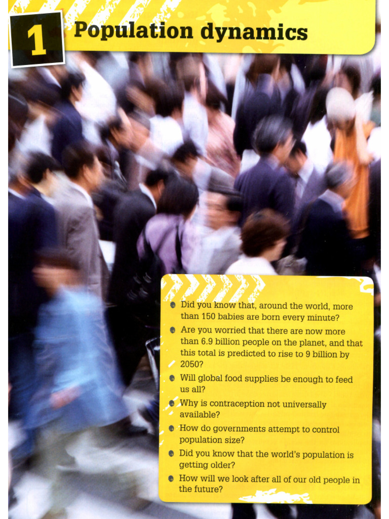 1 Population Dynamics | PDF