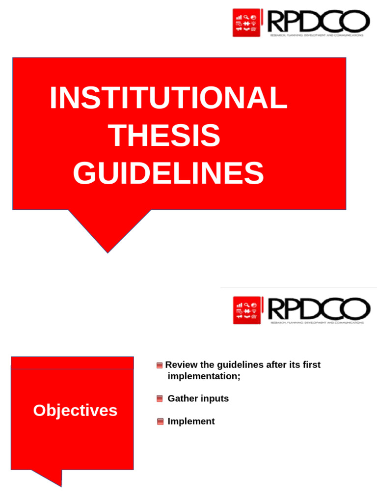 Thesis Guidelines Copy 1 2 | PDF | Thesis | Quantitative Research