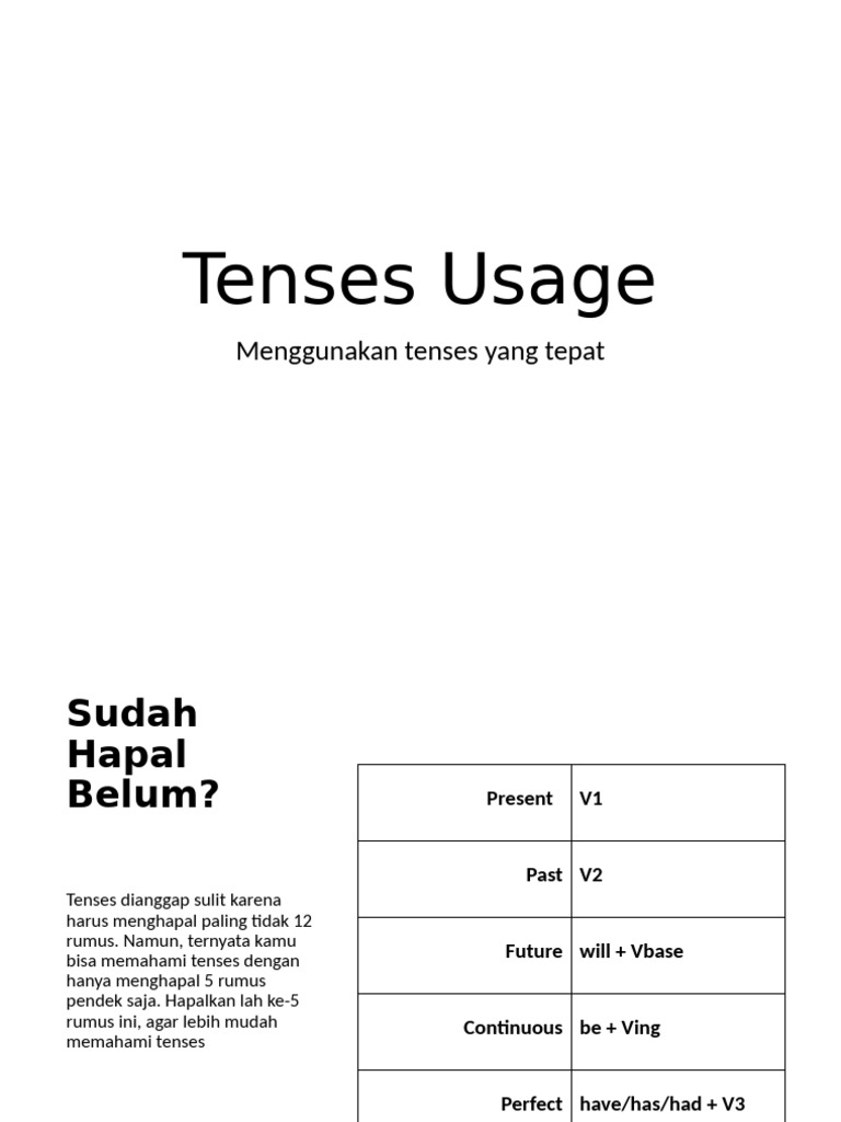Tenses Usage-WPS Office - 101612 | PDF | English Grammar | Grammar