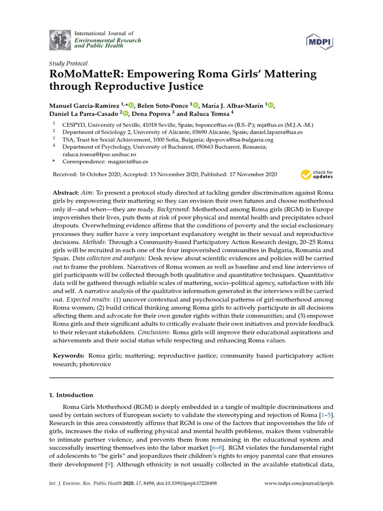 RoMoMatteR Empowering Roma Girls Matteri | PDF | Evaluation ...
