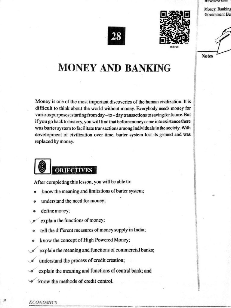 Money and Banking | PDF