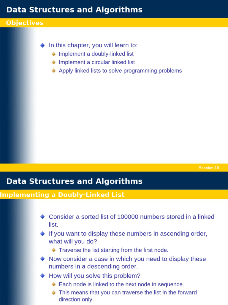 Double Linked List Dan Circular Linked List | PDF | Computer Data ...