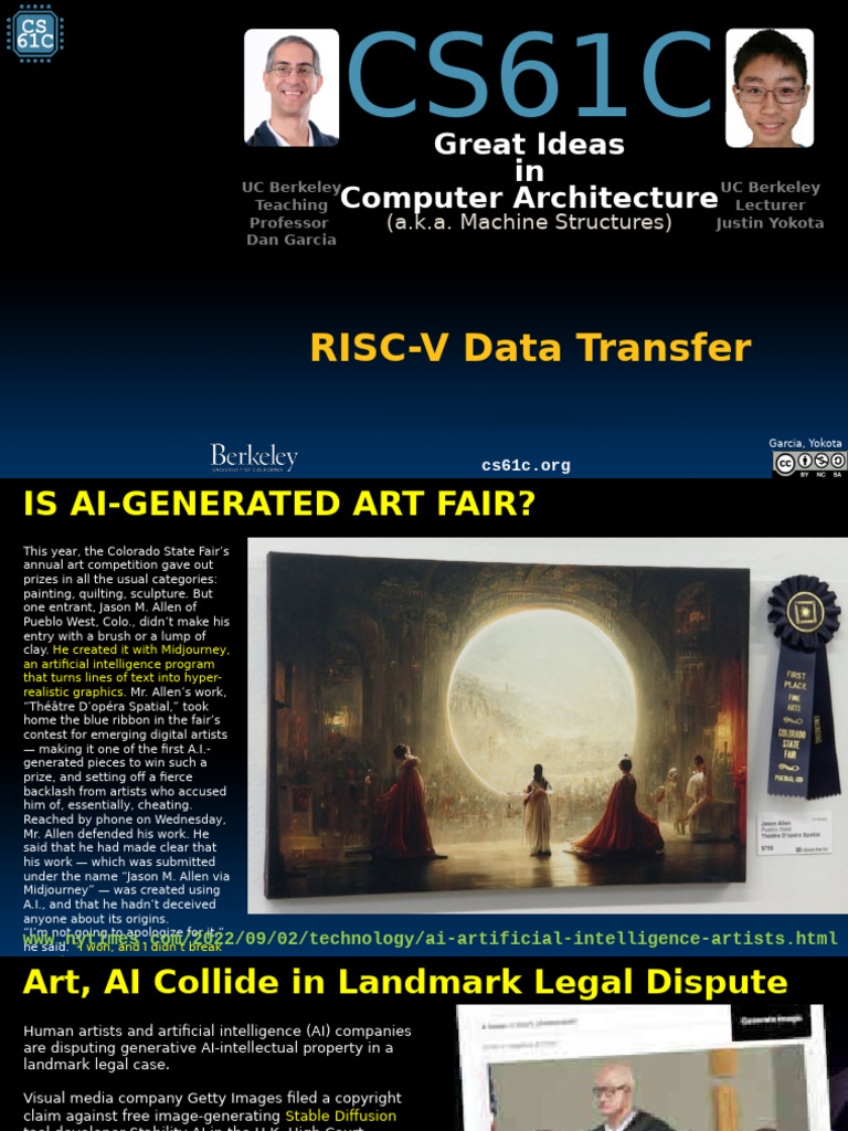CS61C 2022fa L08 Data Transfer | PDF | Computer Memory | Bit