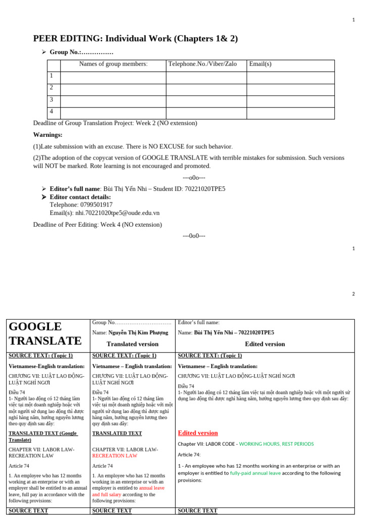 BD1 - After Review 1 - Bui Thi Yen Nhi | PDF