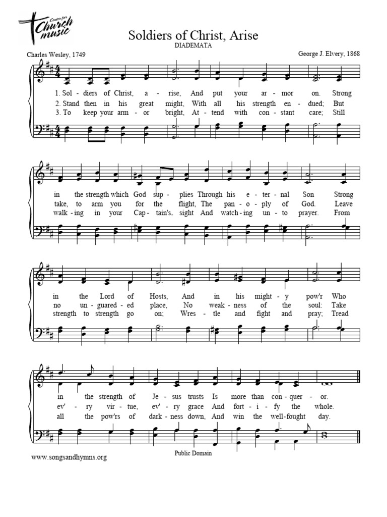 Soldiers of Christ Arise | PDF
