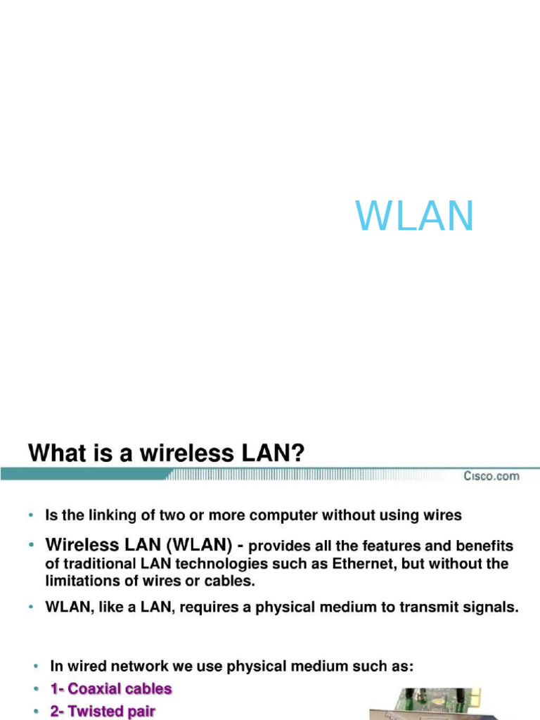 Unit II Wlan | PDF | Wireless Lan | Computer Network