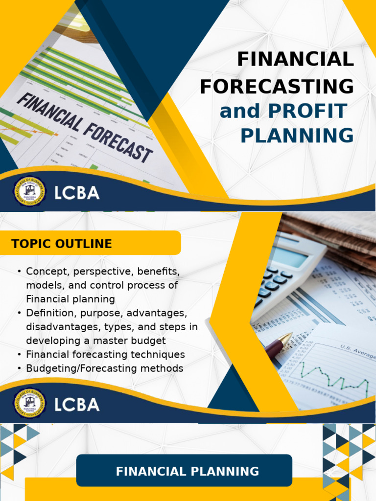 Financial Forecasting and Profit Planning | PDF | Financial Plan ...