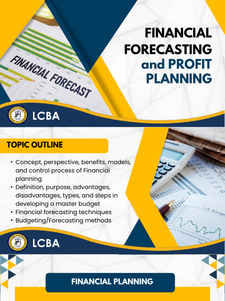 Financial Forecasting and Profit Planning | PDF | Financial Plan ...