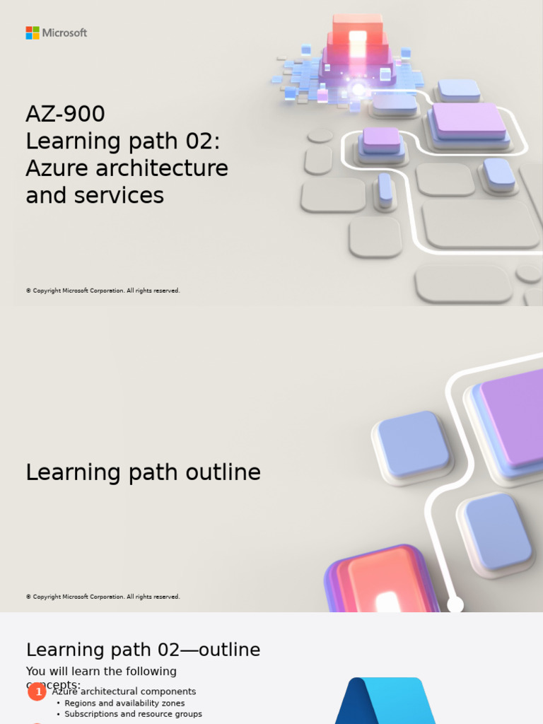 Azure Learning Path: Architecture & Services | PDF | Microsoft Azure ...