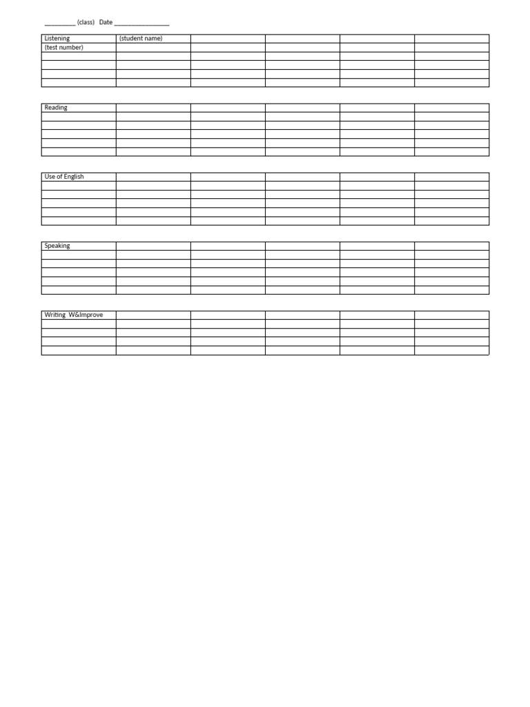 Mark Sheet Template | PDF