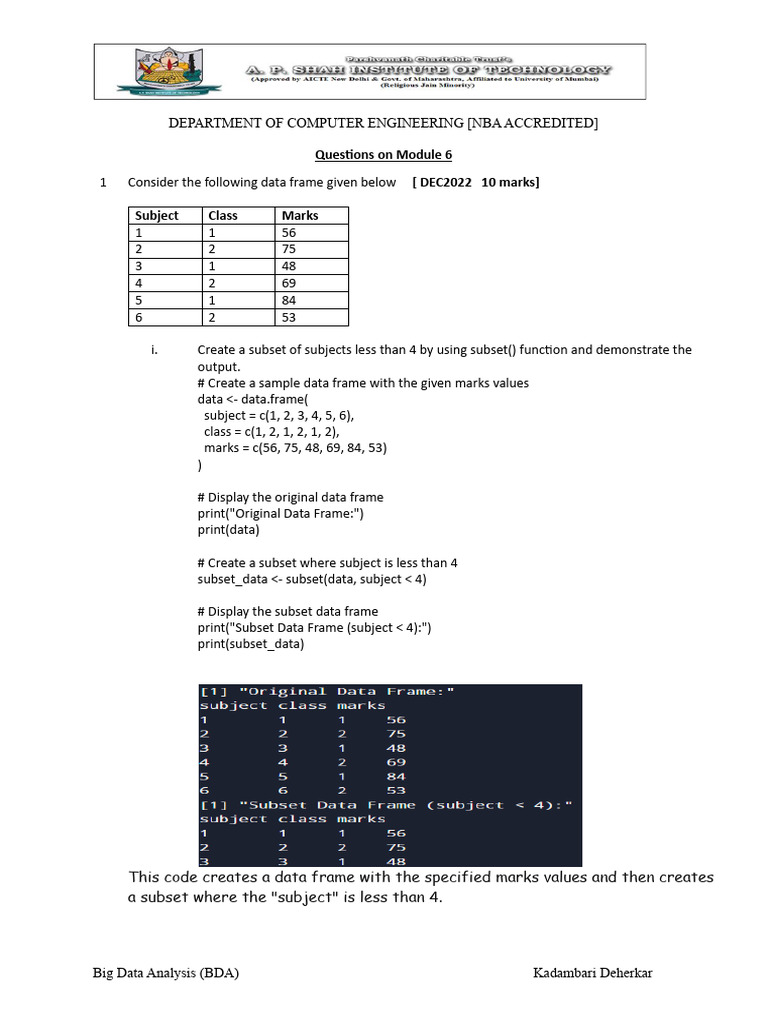 M6 QA Univ Sol | PDF | Function (Mathematics) | Applied Mathematics