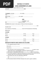 TENANCY AGREEMENT (Kenya) | PDF | Leasehold Estate | Landlord