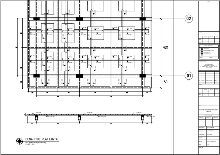 Denah Plat Lantai | PDF